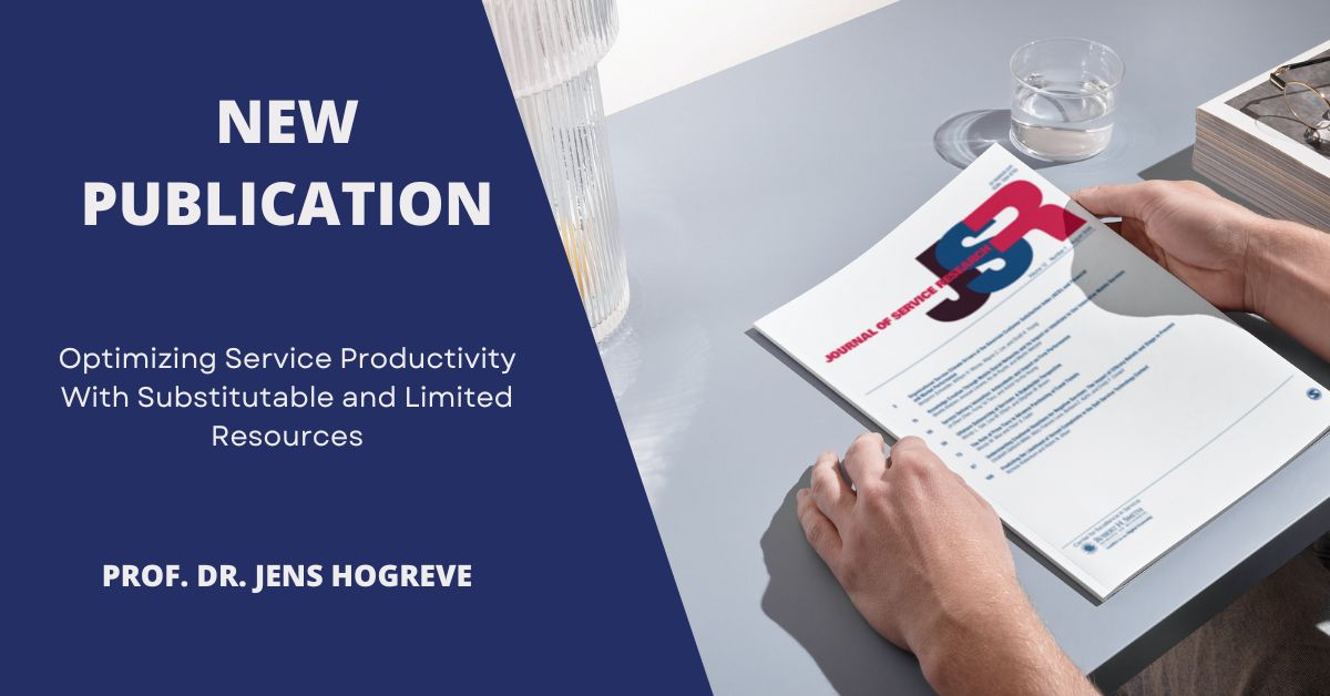 Neue Publikation von Prof. Dr. Jens Hogreve im Journal of Service ...
