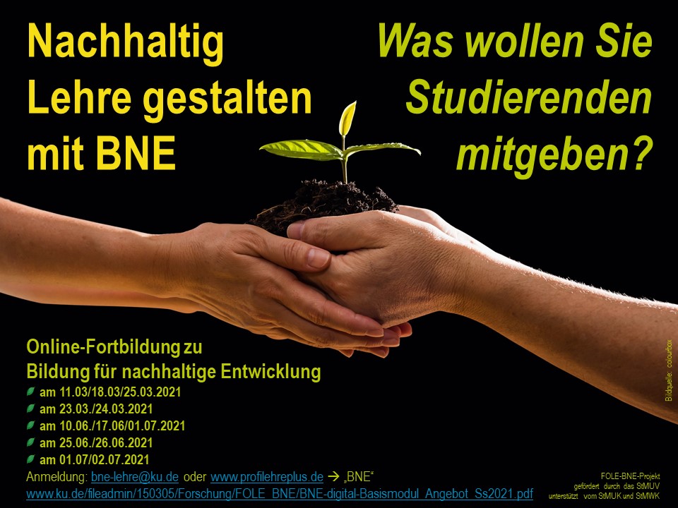 Digitales Fortbildungsmodul "Bildung für nachhaltige Entwicklung". BNE-digital-Basismodul ...