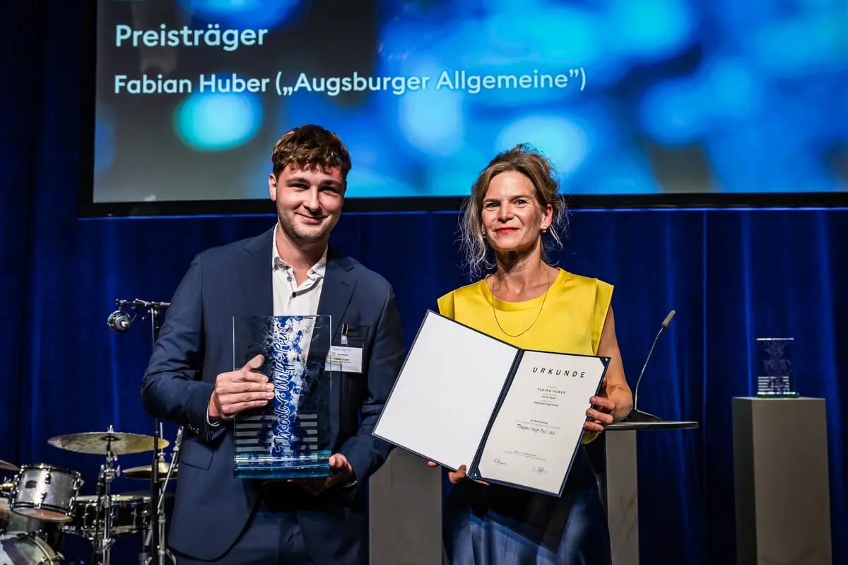 BA-Absolvent Fabian Huber erhält Theodor-Wolff-Preis – KU
