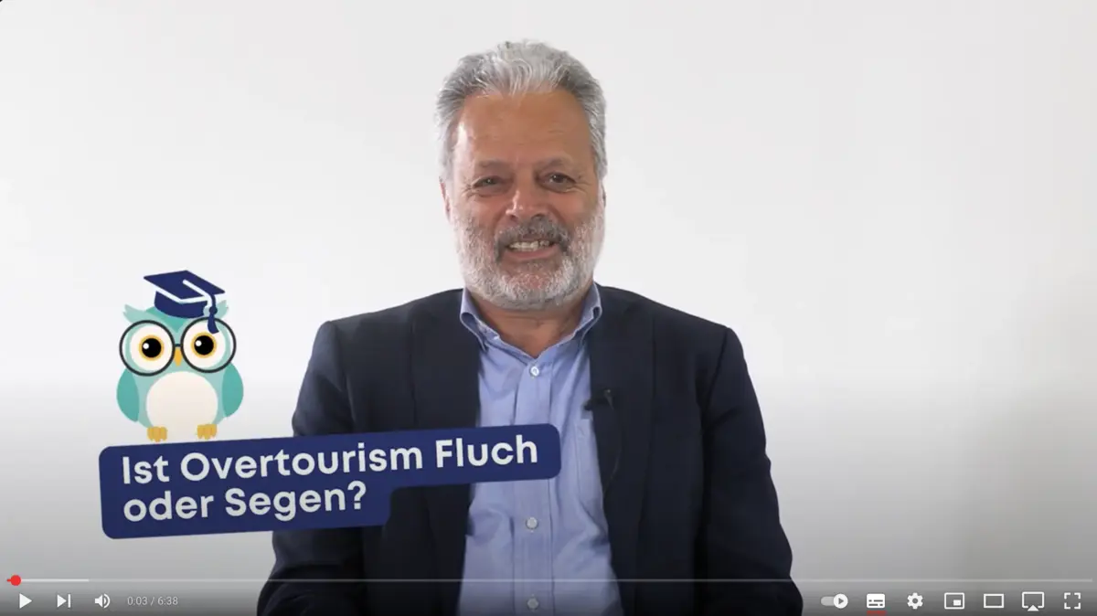 Video-Interview „Ist Overtourism Fluch oder Segen?“ mit Prof. Dr. Harald Pechlaner – KU