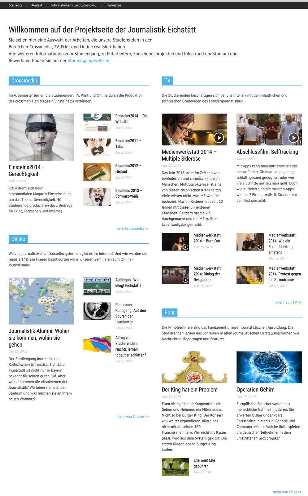 journalistik.ku.de: Die neue Projektseite der Journalistik: Katholische ...